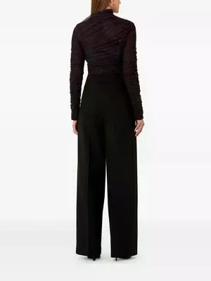NICHOLAS Joey" Snake-print Ruched Top