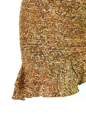 Isabel Marant Étoile Mosaic Ruffled Skirt