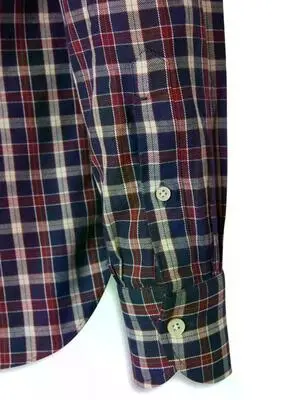 LUIGI BORRELLI Checked Button-down Shirt