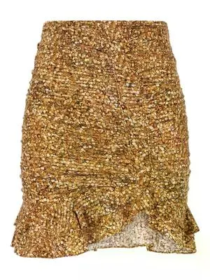 Isabel Marant Mosaic Ruffled Skirt