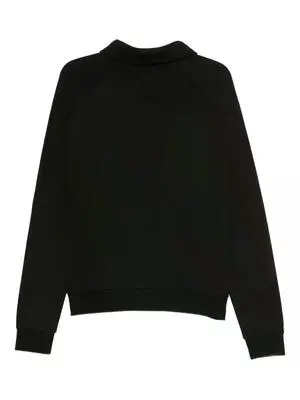 FLANEUR Zip-neck Polo Sweatshirt