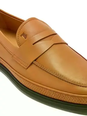 TOD'S Penny Leather Loafers