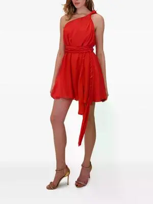 Azeeza Rodite One-shoulder Mini Dress