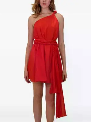 Azeeza Rodite One-shoulder Mini Dress
