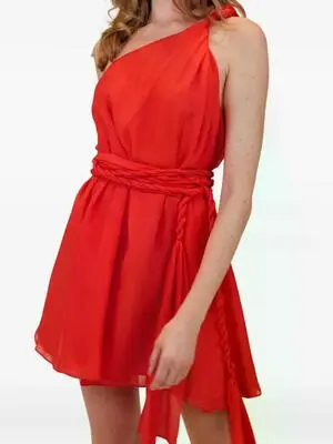 Azeeza Rodite One-shoulder Mini Dress