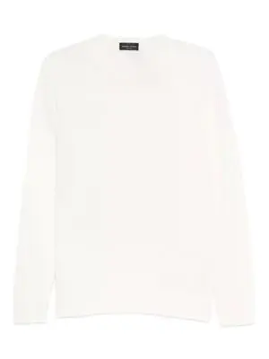 ROBERTO COLLINA Round-neck Sweater - White