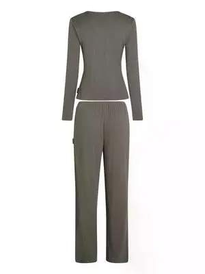 Karl Lagerfeld K Essential Ribbed Pajama Set