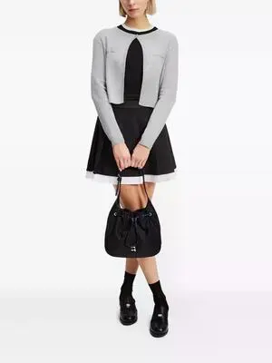 Karl Lagerfeld Ikon Cropped Cardigan
