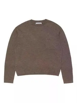 Acne Studios Long-sleeve Sweater With Chest Pocket