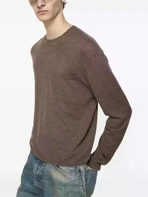 Acne Studios Long-sleeve Sweater With Chest Pocket