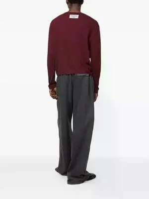 Acne Studios Cashmere Crew Neck Sweater - Red
