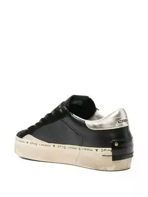 CRIME LONDON Glitter-panel Platform Sneakers