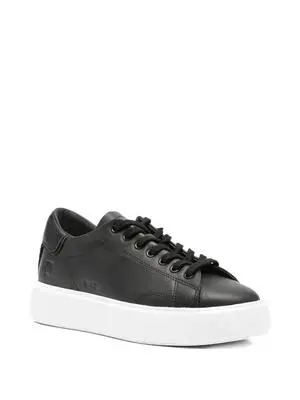 D.a.t.e. Round-toe Leather Sneakers