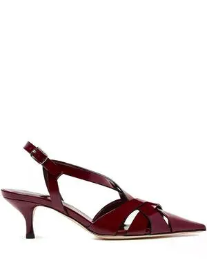 Scarosso Buckled Pumps