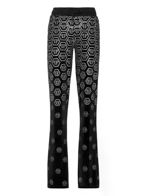 Philipp Plein Embellished Sports Pants For Women