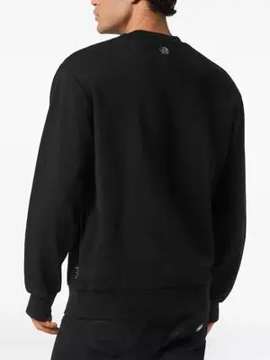 Philipp Plein Fox-print Crew Neck Sweatshirt