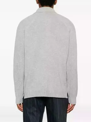 Sease Ribbed-sleeve Shirt Jacket