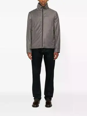 Sease Zip-front Panelled Jacket