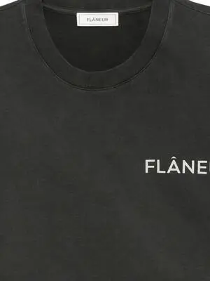 FLANEUR Logo-print T-shirt