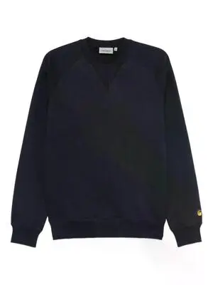 Carhartt Work In Progress Cotton-blend Long-sleeve Sweatshirt - Blue