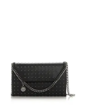 Stella McCartney Falabella Embellished Wallet On Chain - Black