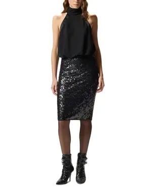 Pinko Pappacieca Sequin Skirt