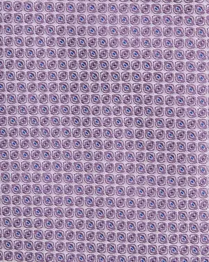 BOSS Classic Spiral Grid Neck Tie - Light Pastel Purple