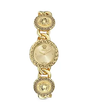 Versace La Greca Stud Icon Watch, 28mm - Gold/gold