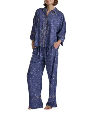 Splendid Celestial Print Pajama Pant Set - Celestial Sky