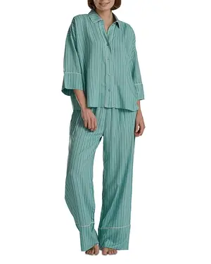 Splendid Celestial Print Pajama Pant Set Twill Tape