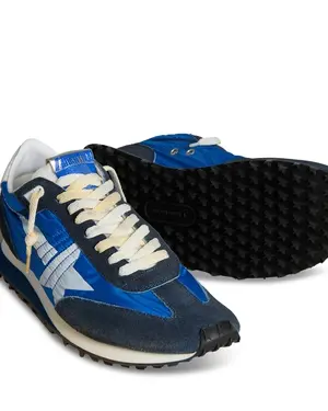 GOLDEN GOOSE Running Marathon Sneakers - Royal Blue