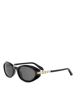 BVLGARI Serpenti Viper Oval Sunglasses - Black/smoke