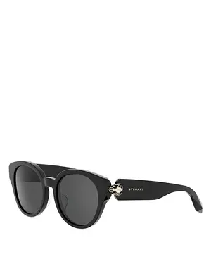 BVLGARI Serpenti Forever Pantos Sunglasses, 54mm - Black/smoke