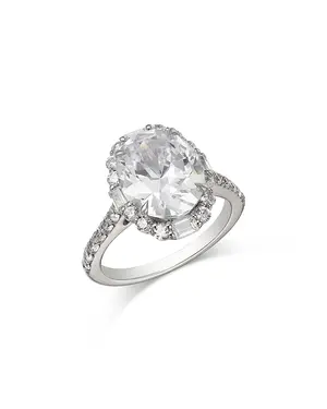 Bloomingdale'S 6.0 Tcw Certified Lab Grown Diamond And 18k Gold Ring - White