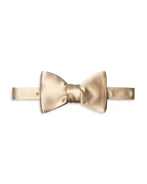 Eton Satin Silk Bow Tie - Light Beige
