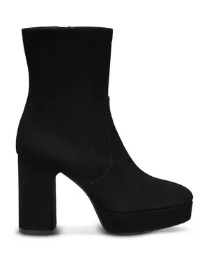 STUART WEITZMAN Dayna Platform Booties - Black