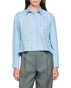 Sandro Embellished Shirt