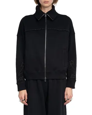 Zadig&voltaire Zip Up Sweatshirts Hoodies For Women