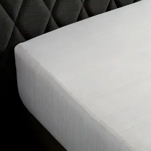 ANNE DE SOLENE Fitted Sheet, Queen, Silence