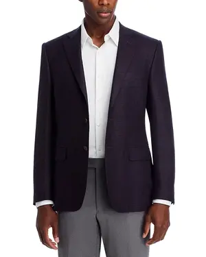 Canali Siena Melange Textured Sport Coat Regular Fit