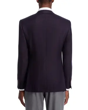 Canali Siena Melange Textured Sport Coat Regular Fit