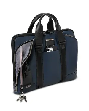 Tumi Alpha Bravo Academy Briefcase - Navy Coate