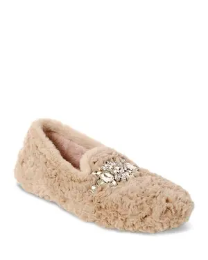 Free People Slumber Party Loafer Slippers - Parchment