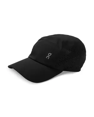 On Lightweight Perforated Cap - Black