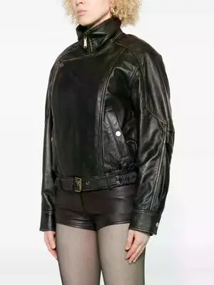 BLUGIRL Asymmetrical Leather Jacket