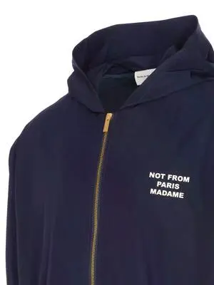 Drole De Monsieur Hooded Slogan Jacket