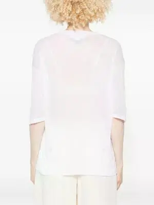 Victoria Beckham Drape Sleeve T-shirt