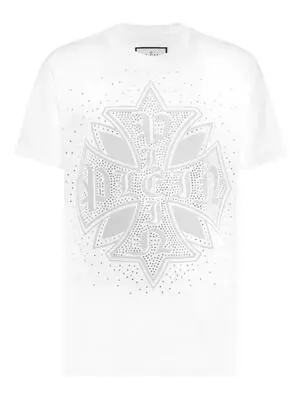 Philipp Plein Stud-embellished T-shirt - White