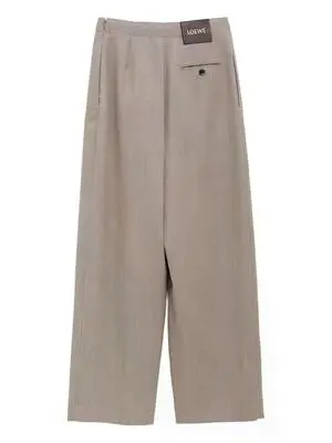 Loewe Belted Pleated Trousers