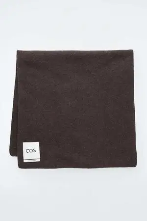 Cos Cashmere Scarf - Brown